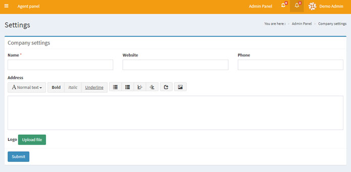Company Settings · faveosuite/faveo-helpdesk Wiki · GitHub