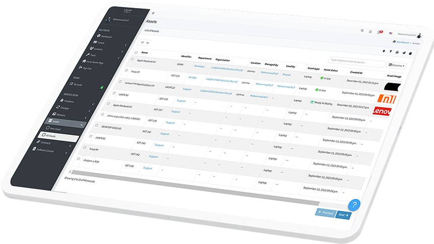 Mockup-Servicedesk - Faveo Helpdesk Software